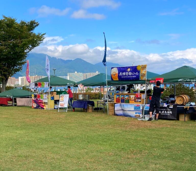 大津クラフトビアガーデンに行ってきました！ビール好きの皆さん、浜大津港横なぎさ公園集合してね♪ - しがそび -shigasobi-